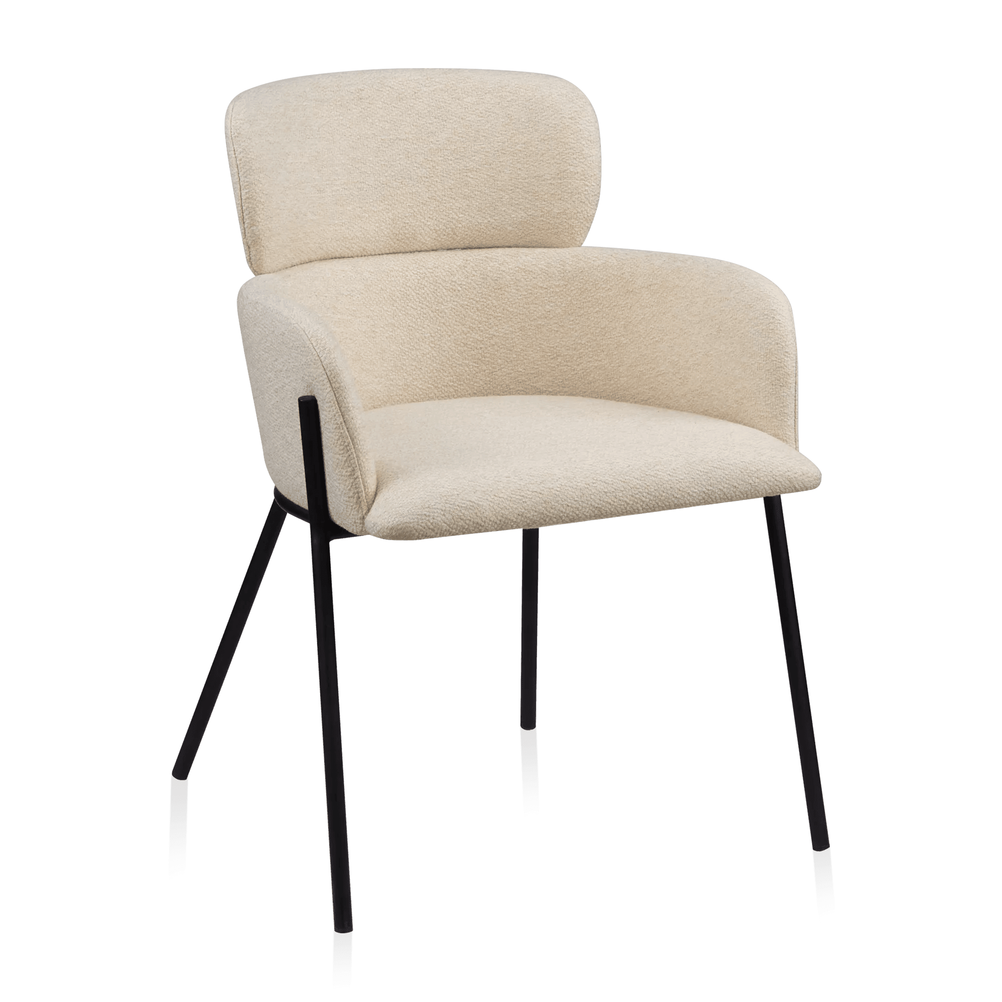Click here for Bouclair Taupe Fabric And Metal Dining Chair prices