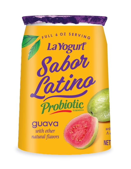 La Yogurt Sabor Latino Probiotic Guava Blended Lowfat Yogurt, 6 oz ...