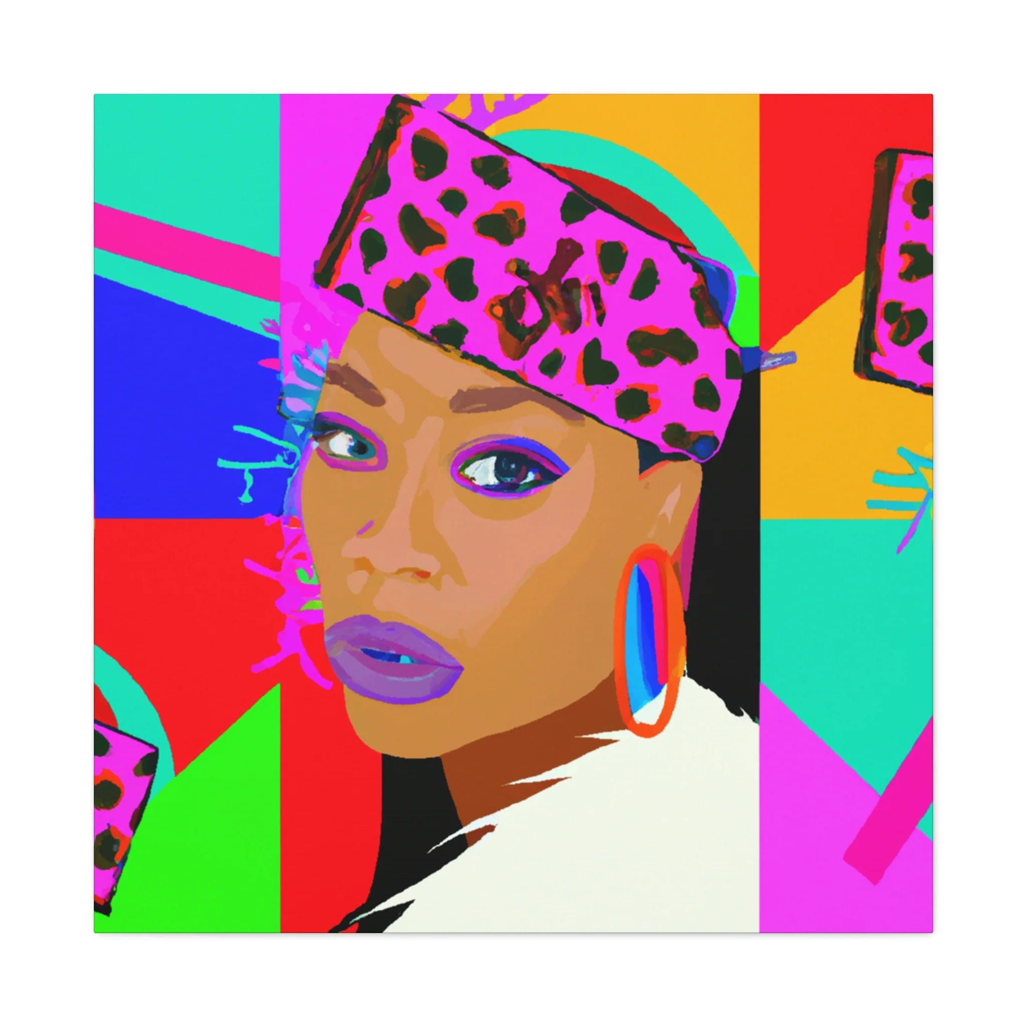 Radiant Retro Reflection - Canvas - Walmart.com