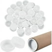 Poster Tubes with Caps Storage Large Round Cardboard Postal Tube ...