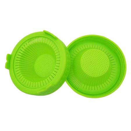SHARKDOOK 8 Pack Plastic Sprouting Lids, Easy Rinse and Drain Kit for ...