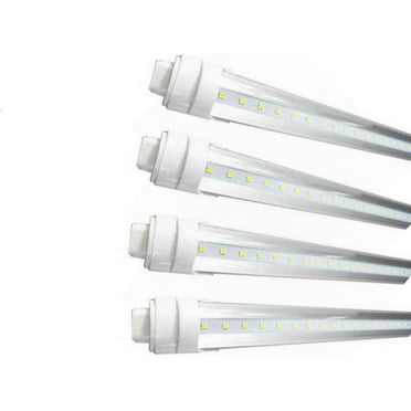 Midwestern 12 pcs 8FT 48W T8 LED Tube Light White Daylight 6000k AC100-277V T8 LED Bulbs ...