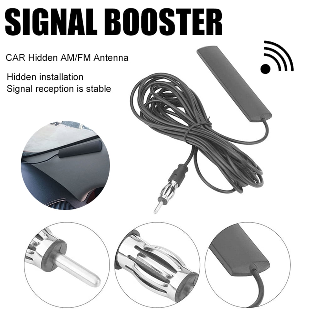 FZFLZDH Hidden Antenna Car Radio Stereo Stealth FM AM for Vehicle Track ...