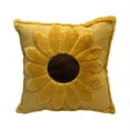 2026 Spring Summer Pillow Covers Farmhouse Yellow Sunflower Soft Plush ...