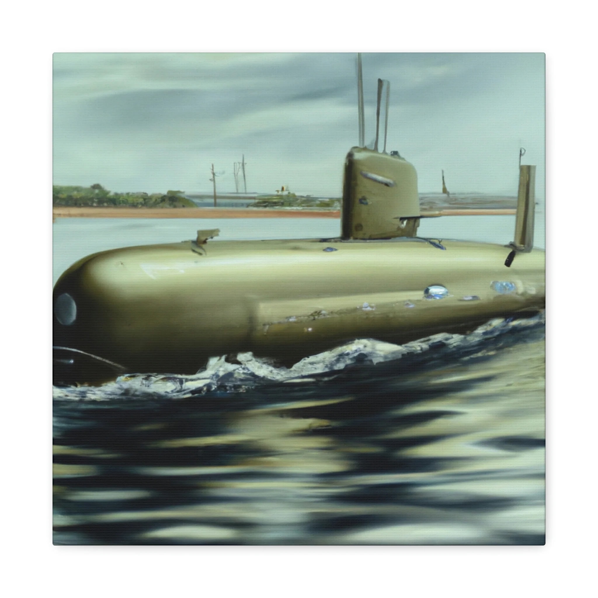Depth of Submarine Life - Canvas - Walmart.com