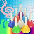 Colorful Handbells Set 8 Note Musical Bells Gift for Toddlers Children ...