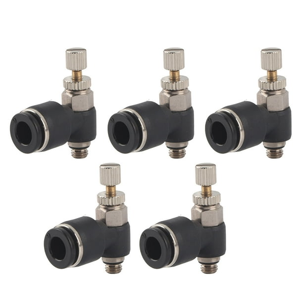 Male Thread Air Flow Speed Control Valve,L Type Right Angle Elbow Air ...