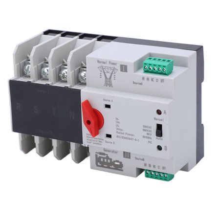 Dual Power Changeover Switch,4P Dual Power Automatic Dual Power ...