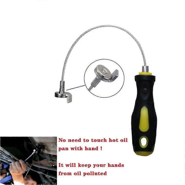 Oil Drain Plug Removal Tool Strong Magnetic Oil Plug Remover Wrench ...