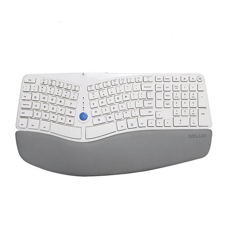 Wireless Ergonomic Split Keyboard Rechargeable For Natural Typing And ...