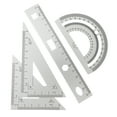 Homemaxs Ruler Set Measuring Metric Tool Triangle Drafting Scale Tools ...