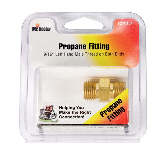 Mr. Heater 9/16 in. Left Hand Male Thread x 9/16 in. Left Hand Male ...