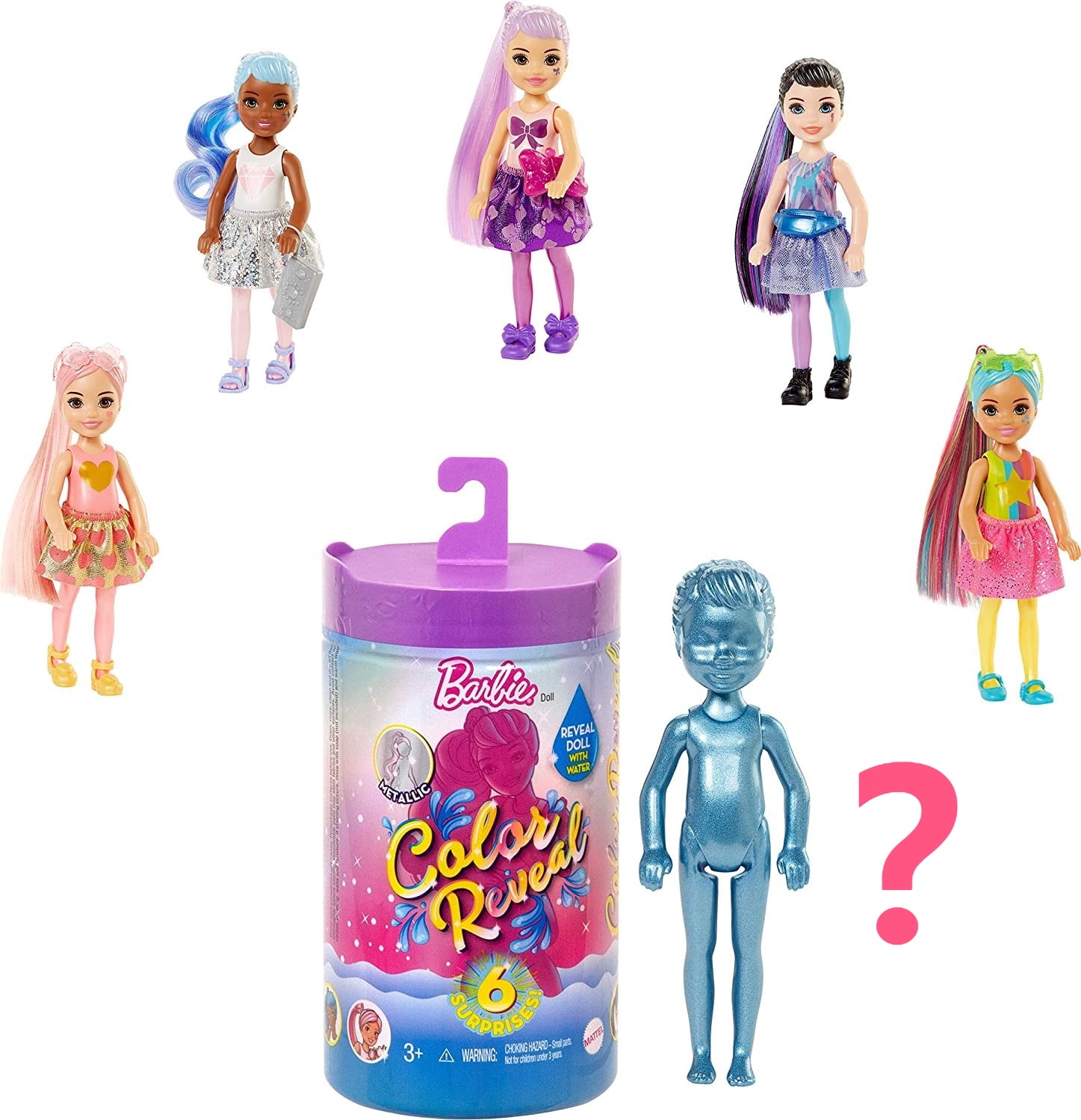 Genuine Barbie Doll Color Reveal Chang Mermaid Princess Prince Kids Toy ...