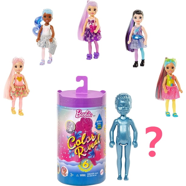 Genuine Barbie Doll Color Reveal Chang Mermaid Princess Prince Kids Toy ...
