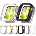 2Pcs Cover for Watch Fit 5 Half Coverage Protector Frame Bumper Cover ...
