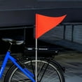 erfcxs Flag Triangle Flag Reflective Flags Flag Pole Small Flag Red ...