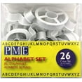 PME AN300 Alphabet Cutters for Sugarcraft and Cake Decorating, Set of ...