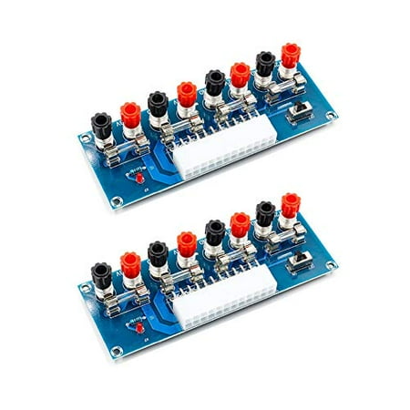 Onyehn 2pcs 24 Pin Benchtop Power Board Computer ATX Power Supply ...