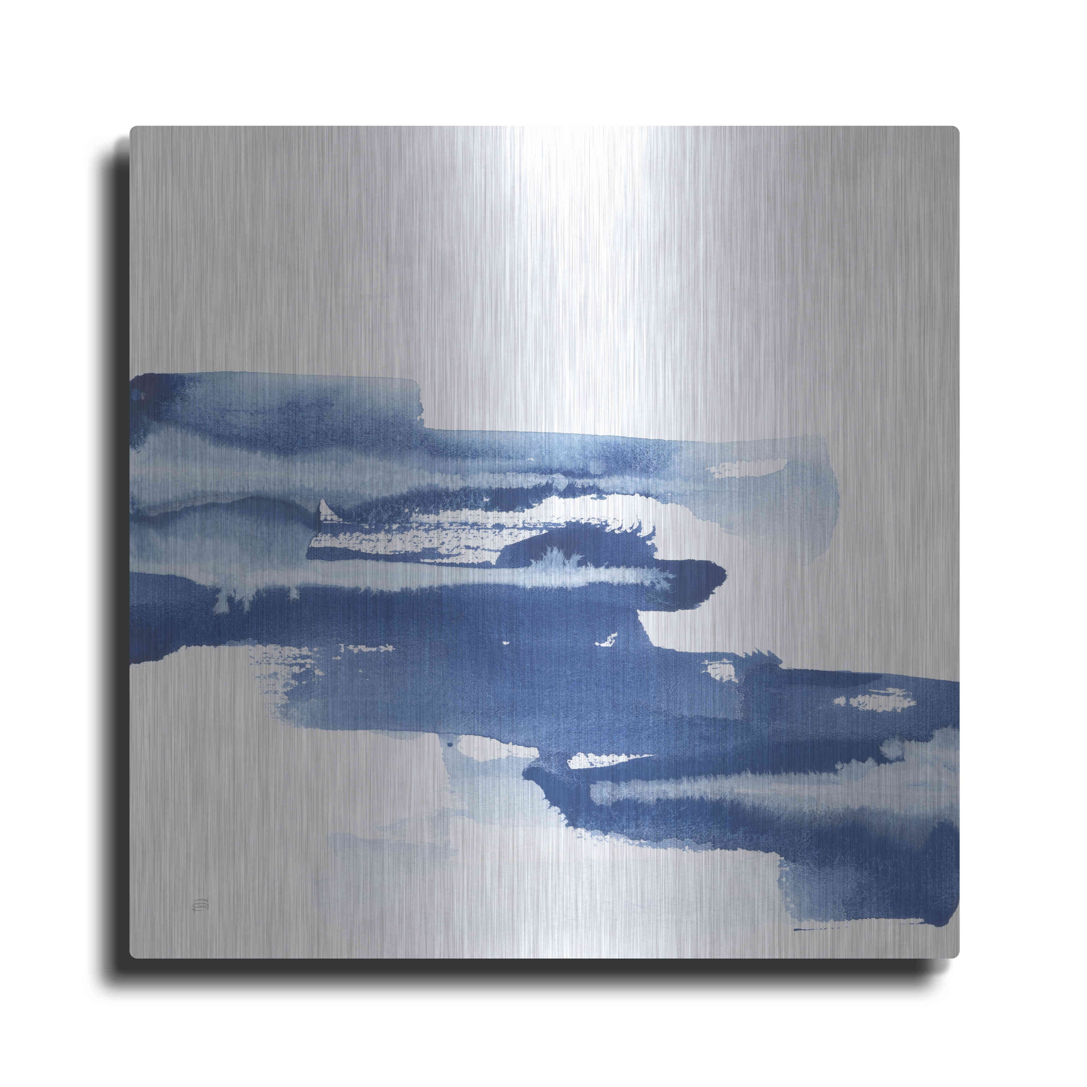 Luxe Metal Art 'Classic Blue V' by Chris Paschke, Metal Wall Art, 24 ...