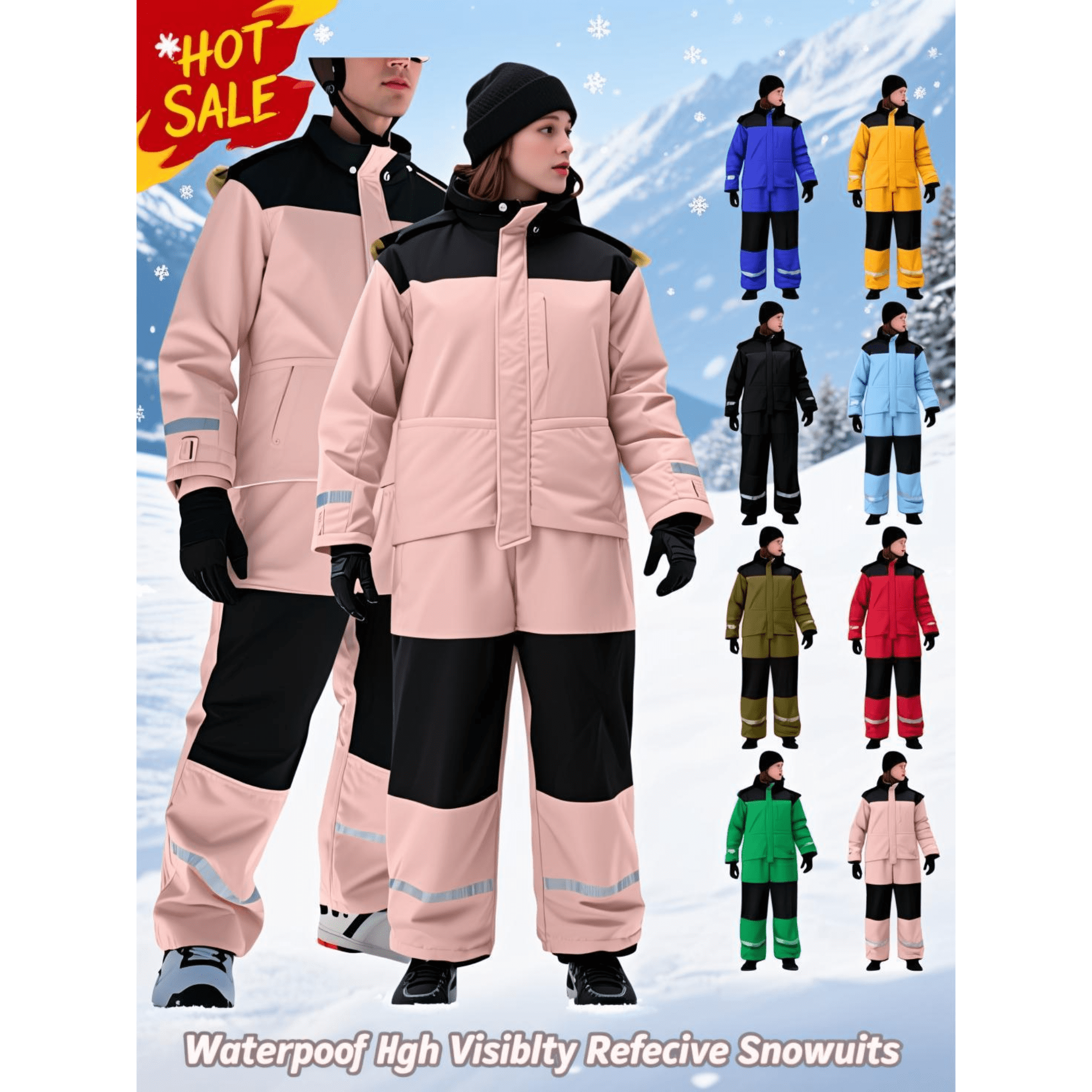 Click here for Xdegoge Womens And Mens Snowsuits One Piece Ski Su... prices