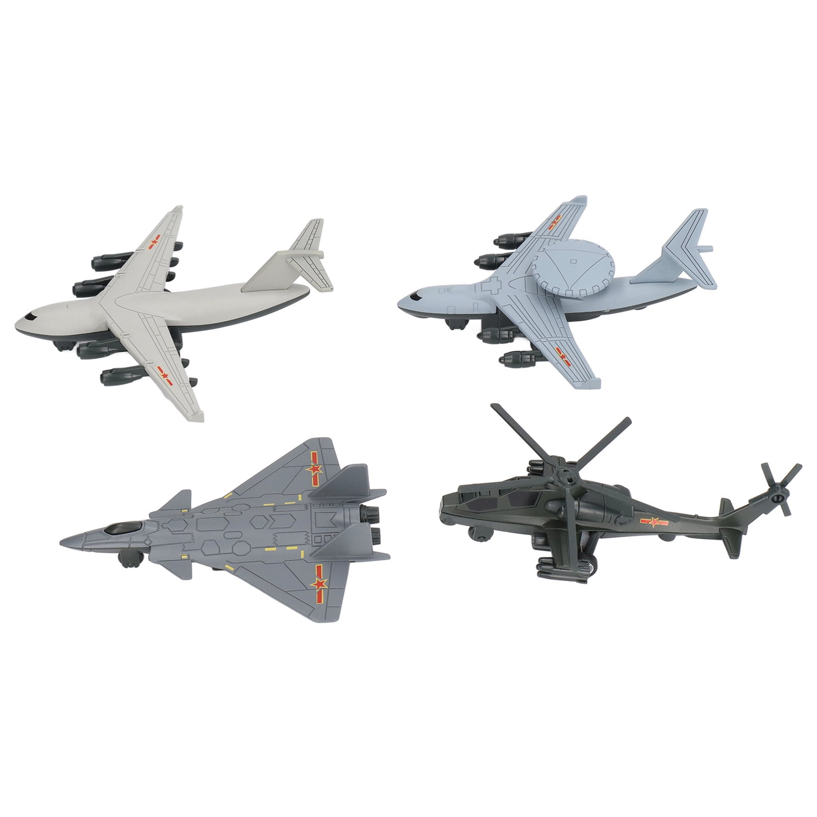 Toy Airplane Alloy Set Of 4 Military Planes And Airplane Toys For ...