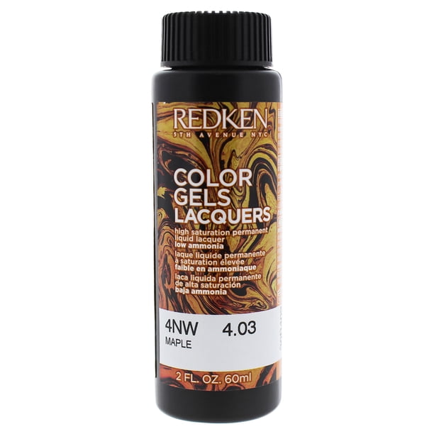 Redken Color Gels Lacquers Haircolor 4NW - Maple - 2 oz Hair Color ...