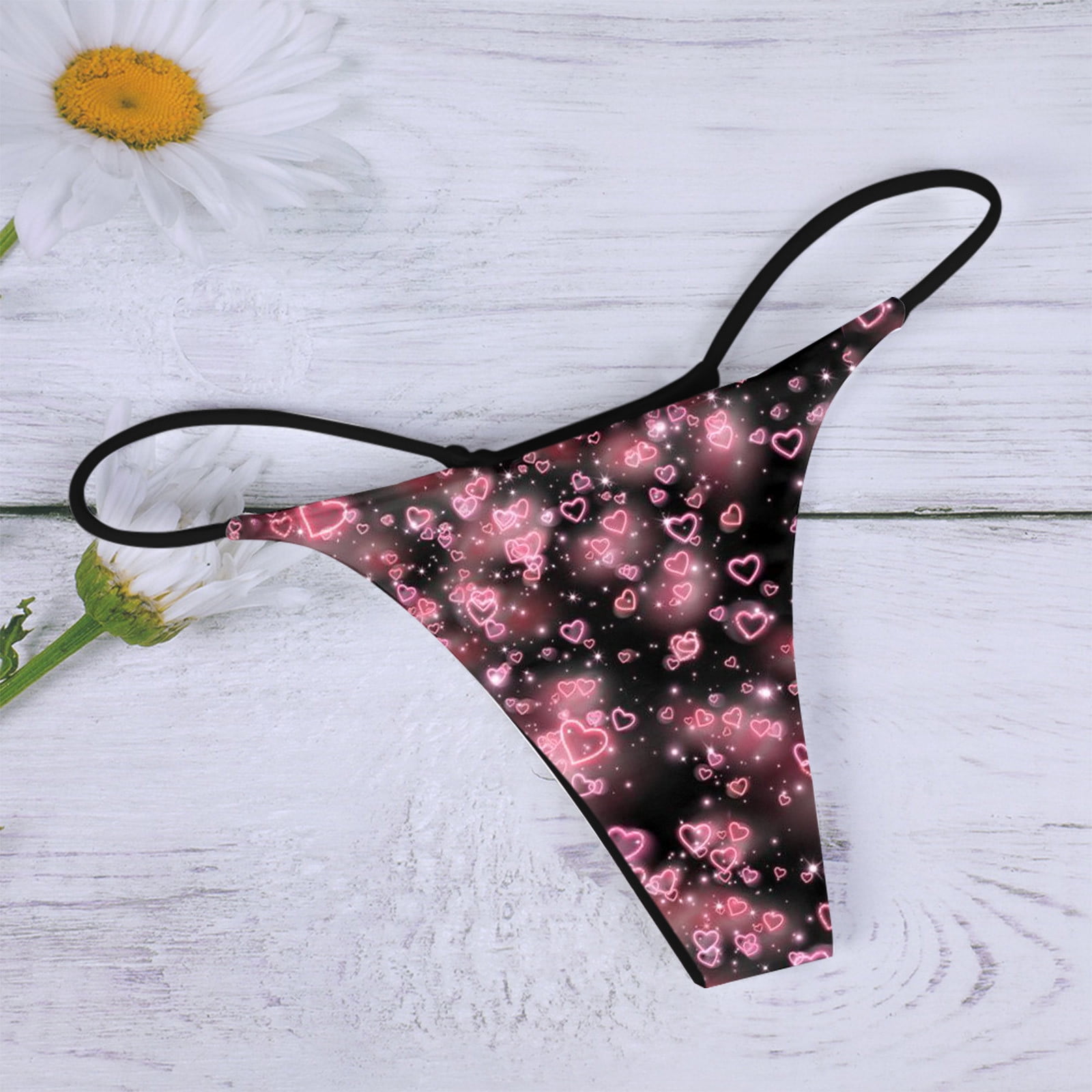 Leey World Lingerie For Women Underwear Pack Smooth Microfiber Thongs