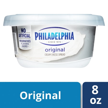 Philadelphia Original Cream Cheese Spread, 8 oz Tub - Walmart.com