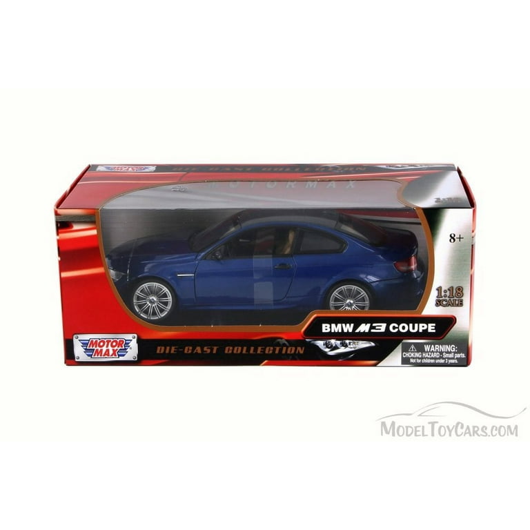 BMW M3 Coupe, Blue - Motor Max 73182 - 1/18 Scale Diecast BMW M3 Coupe, Blue - Motor Max 73182 - 1/18 Scale Diecast