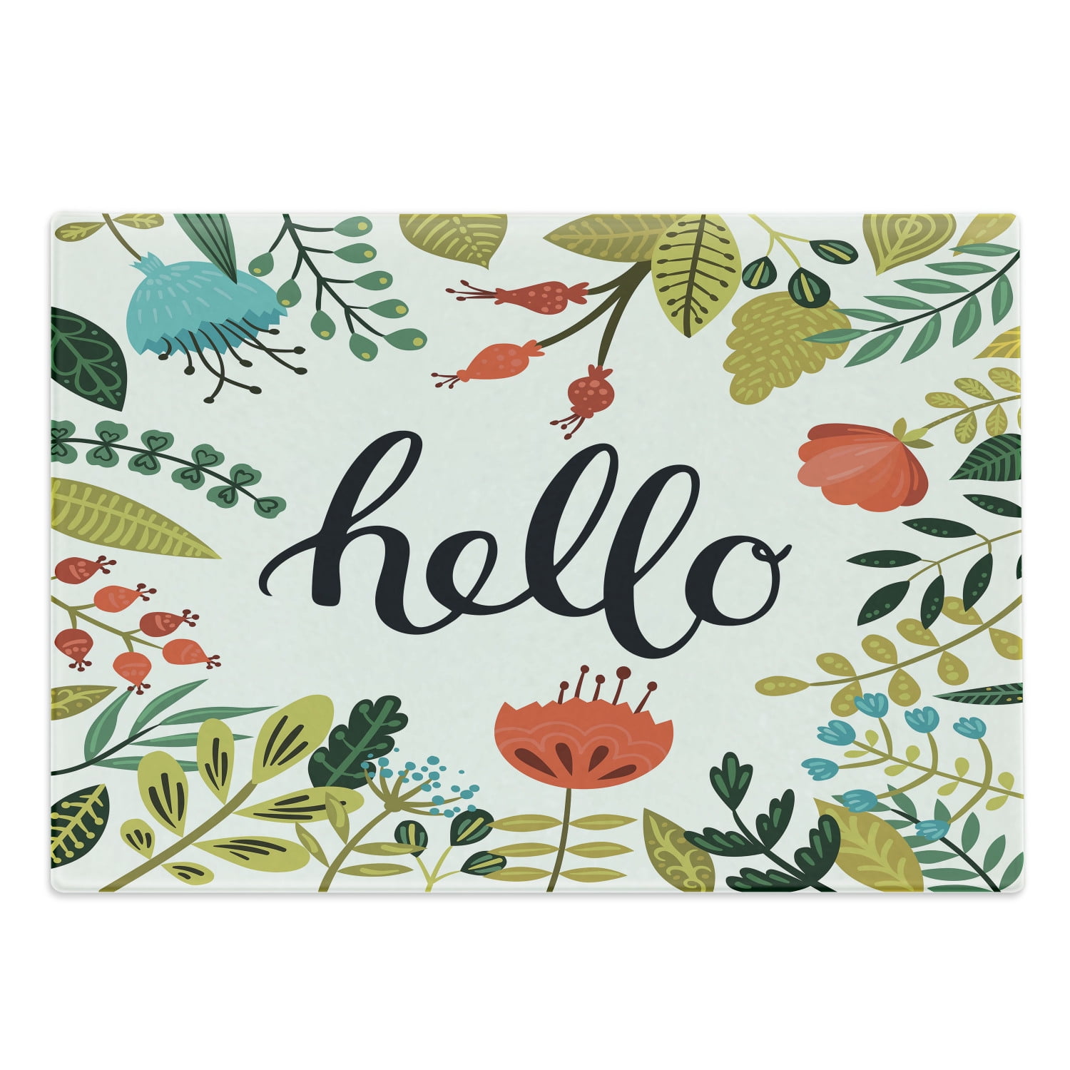 Hello Cutting Board, Brush Lettering Designed Calligraphy Print of ...
