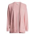 Time and Tru Women's Open Front Cardigan Sweater, Lightweight, Sizes XS ... Time and Tru Women's Open Front Cardigan Sweater, Lightweight, Sizes XS ...