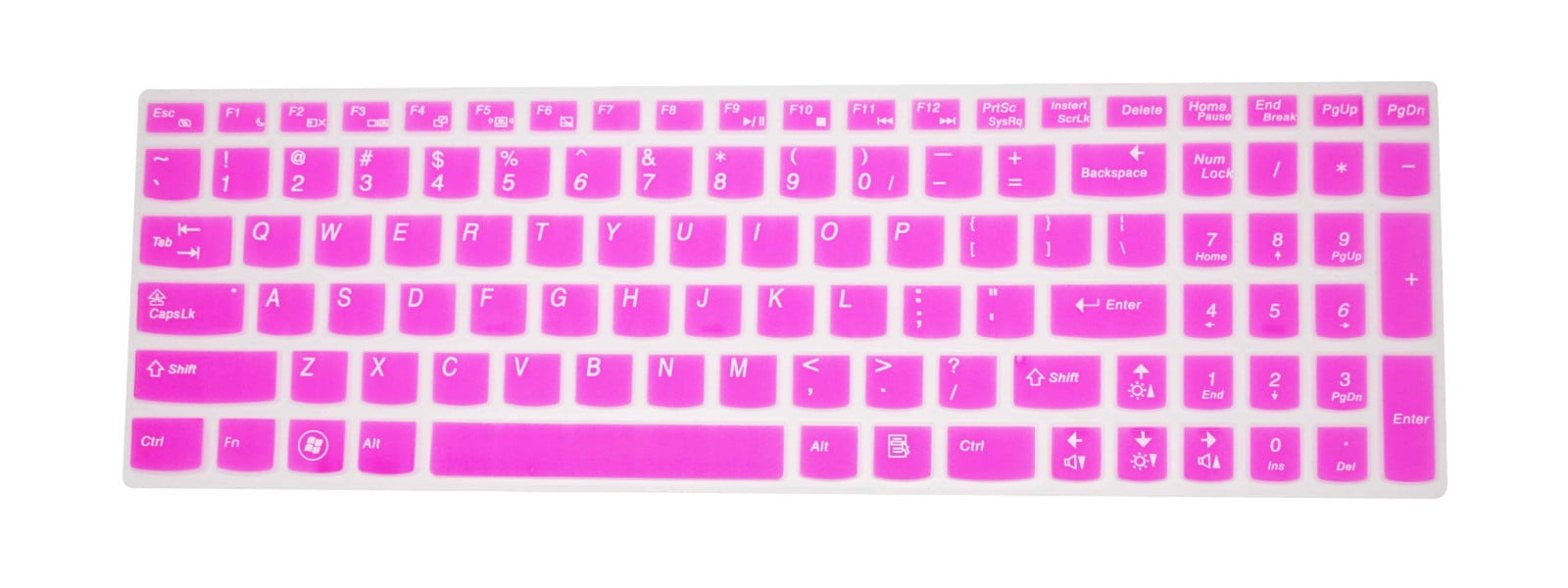 PcProfessional Hot Pink Ultra Thin Silicone Gel Keyboard Cover for ...