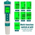 Tcwhniev Digital PH Meter 7 In 1 PH/ORP/EC/TEMP/SALT/S/G/TDS/Water ...
