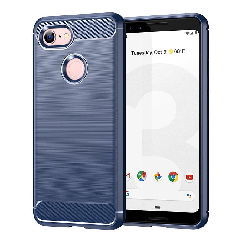 Click here for Pandaco Navy Brushed Metal Case For Google Pixel 3... prices
