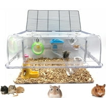 Dwarf Hideout 5-Tier Large Hamster Mansion/Mouse Habitat with Wheel ...