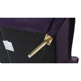 Sandy Wilson Home Corina Settee, Purple - Walmart.com