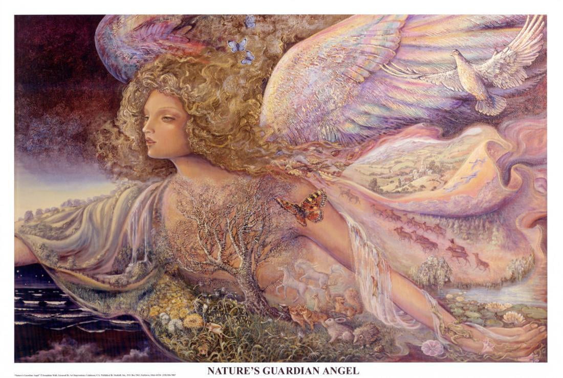 Natures Guardian Angel Poster By Josephine Wall - 36x24 - Walmart.com Natures Guardian Angel Poster By Josephine Wall - 36x24 - Walmart.com