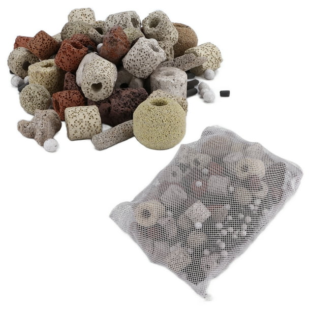 Fish Bio Filter Media, 10 In 1 Aquarium Bio Balls Ceramic Set Purify ...