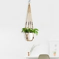 Dezsed Europe Plant Hangers Indoor Hanging Planter Basket with Wood ...