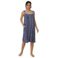 Aria Womens Sleeveless 100 Cotton Nightgown Sizes S 5x