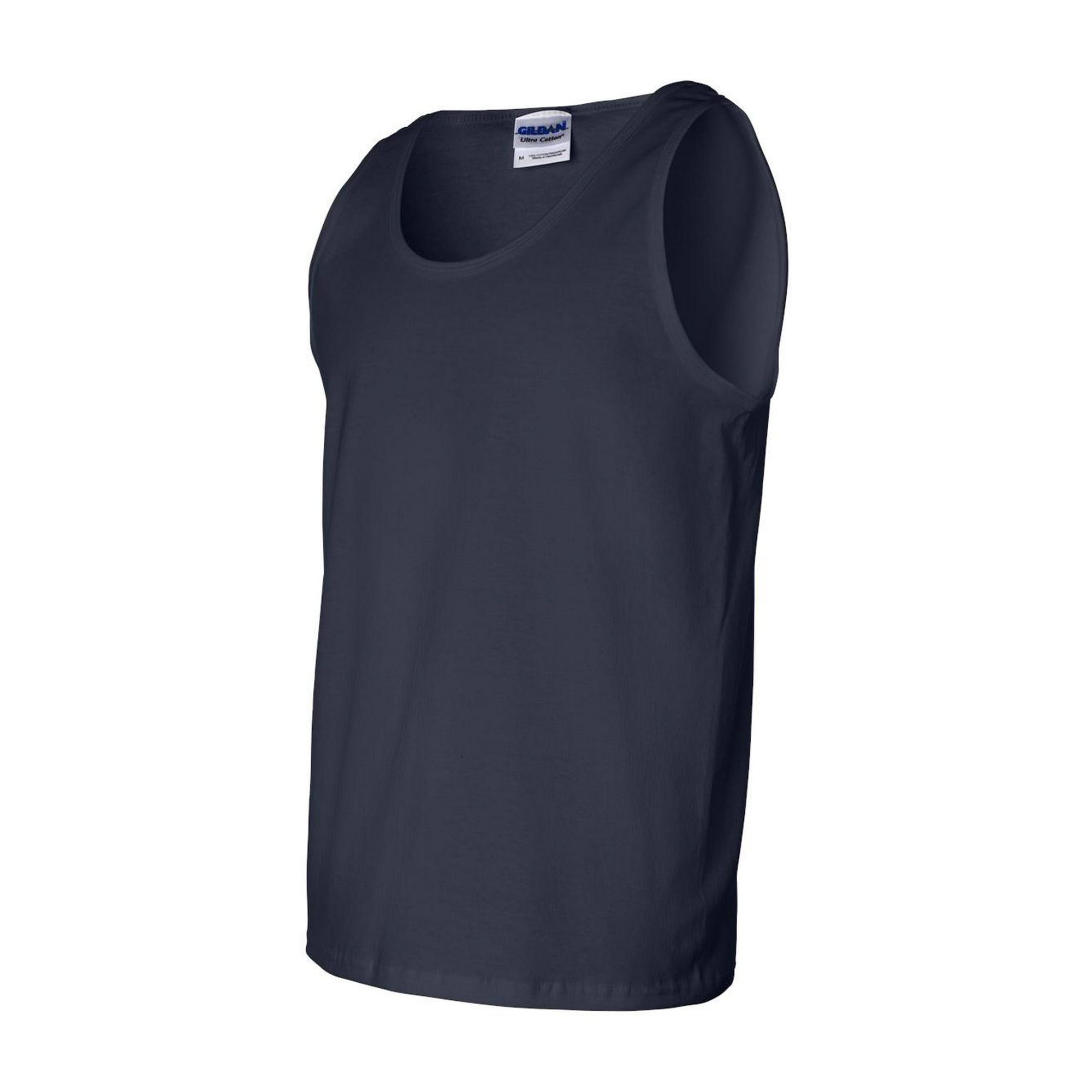 Click here for Gildan - Ultra Cotton Tank Top - 2200 - Navy - Siz... prices