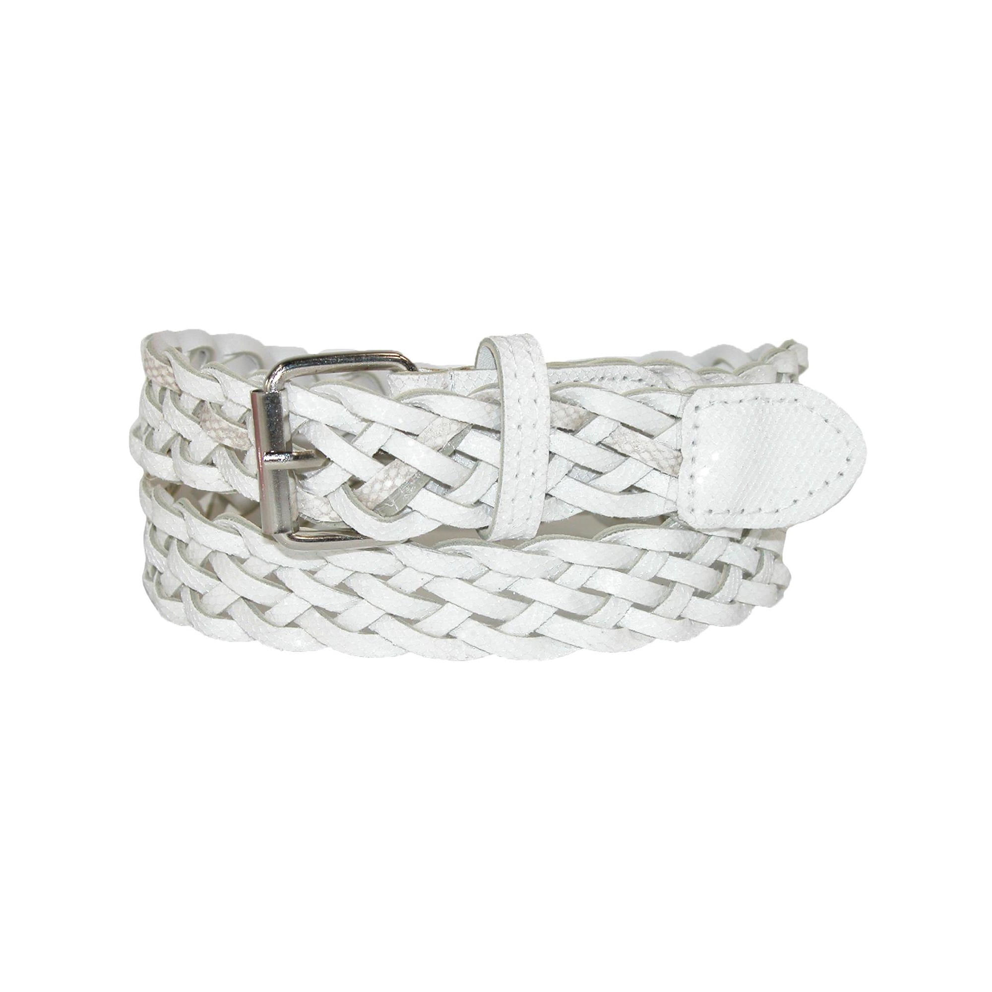 Click here for Ctm Girls Metallic Braided Belt prices