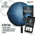 Bosu Home Balance Trainer for Strength, Flexibility, and Cardio, Blue ...