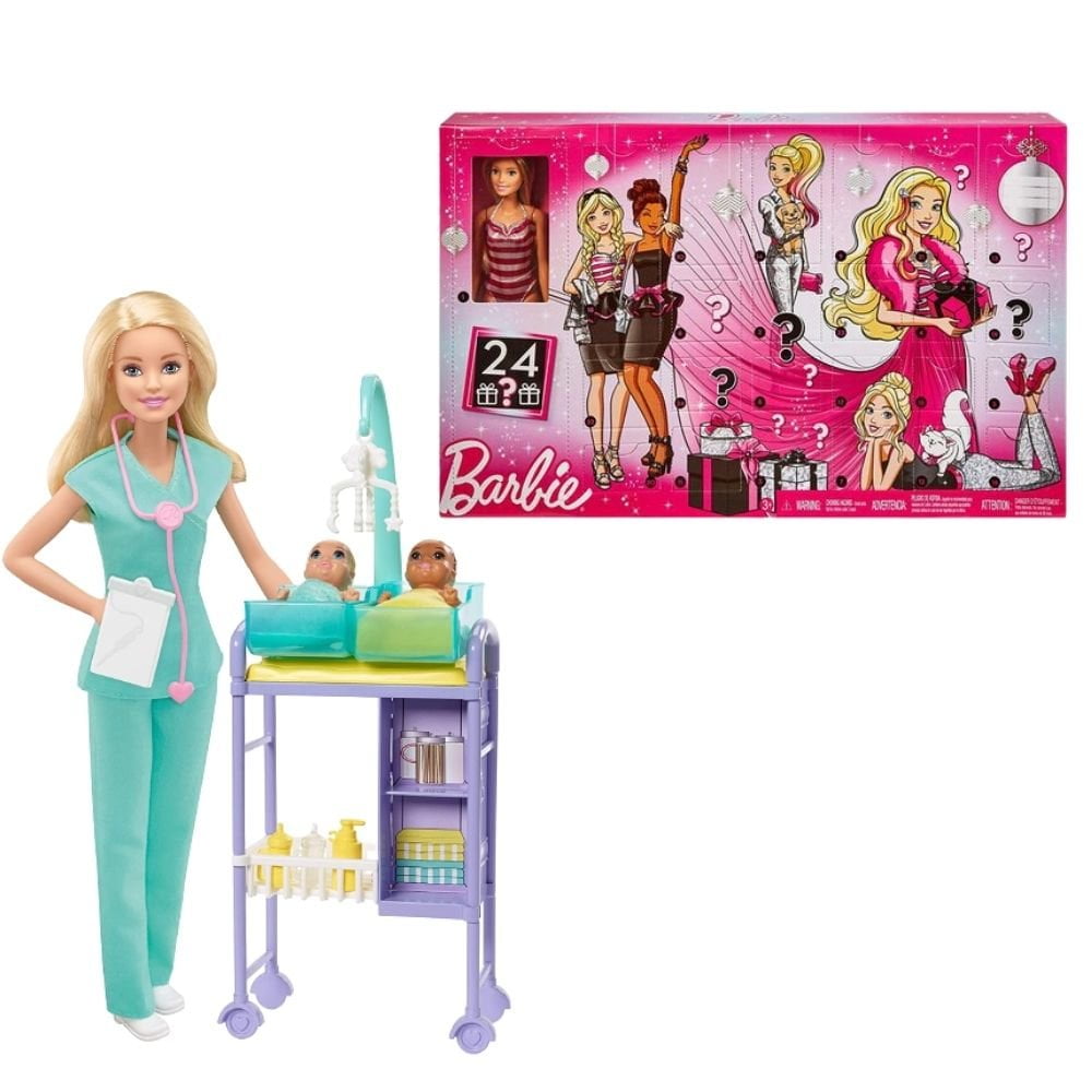 Lian LifeStyle Barbie Bundle, Barbie Advent Calendar + Barbie Baby ...