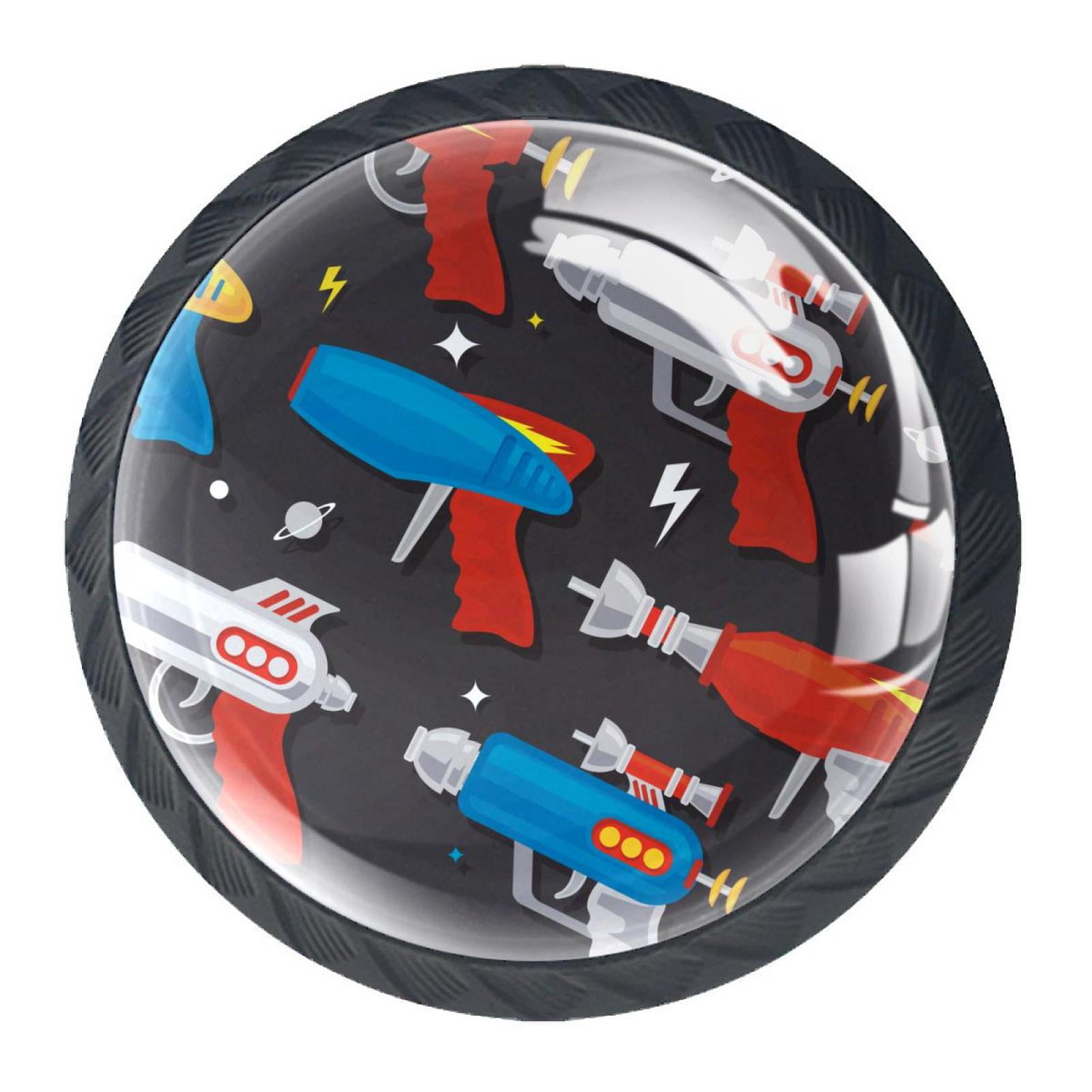 4 Pcs Toy Gun Knobs for Kitchen Cabinet Cupboard Dresser Bookcase ...