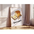 Affixzi Rustic Bread Poster, Kitchen Wall Art, Country Decor, Unframed ...