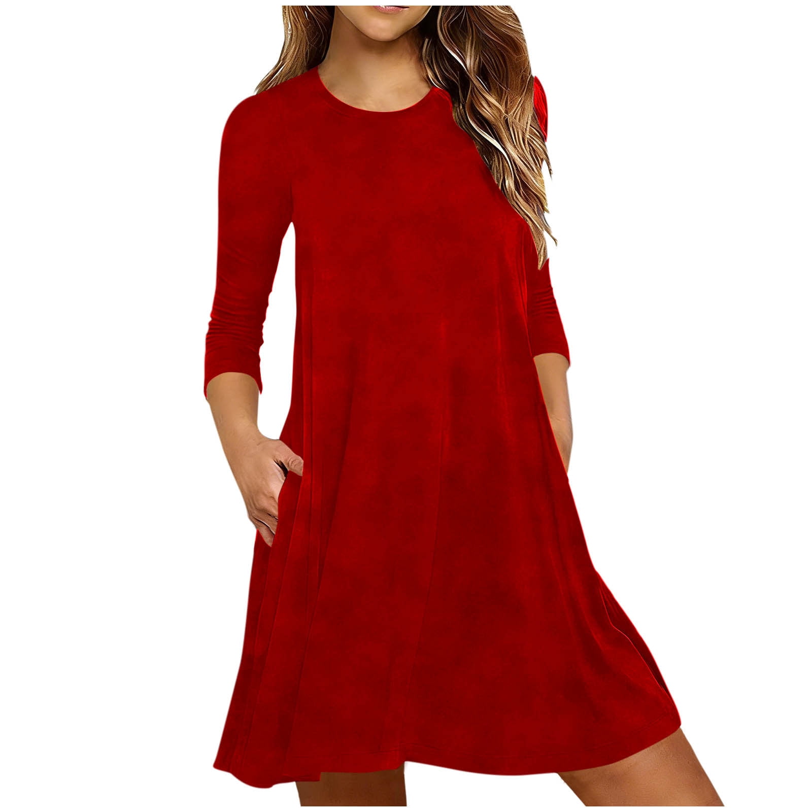 Click here for Floleo Womens 3/4 Sleeve Round Neck Pullover Loose... prices