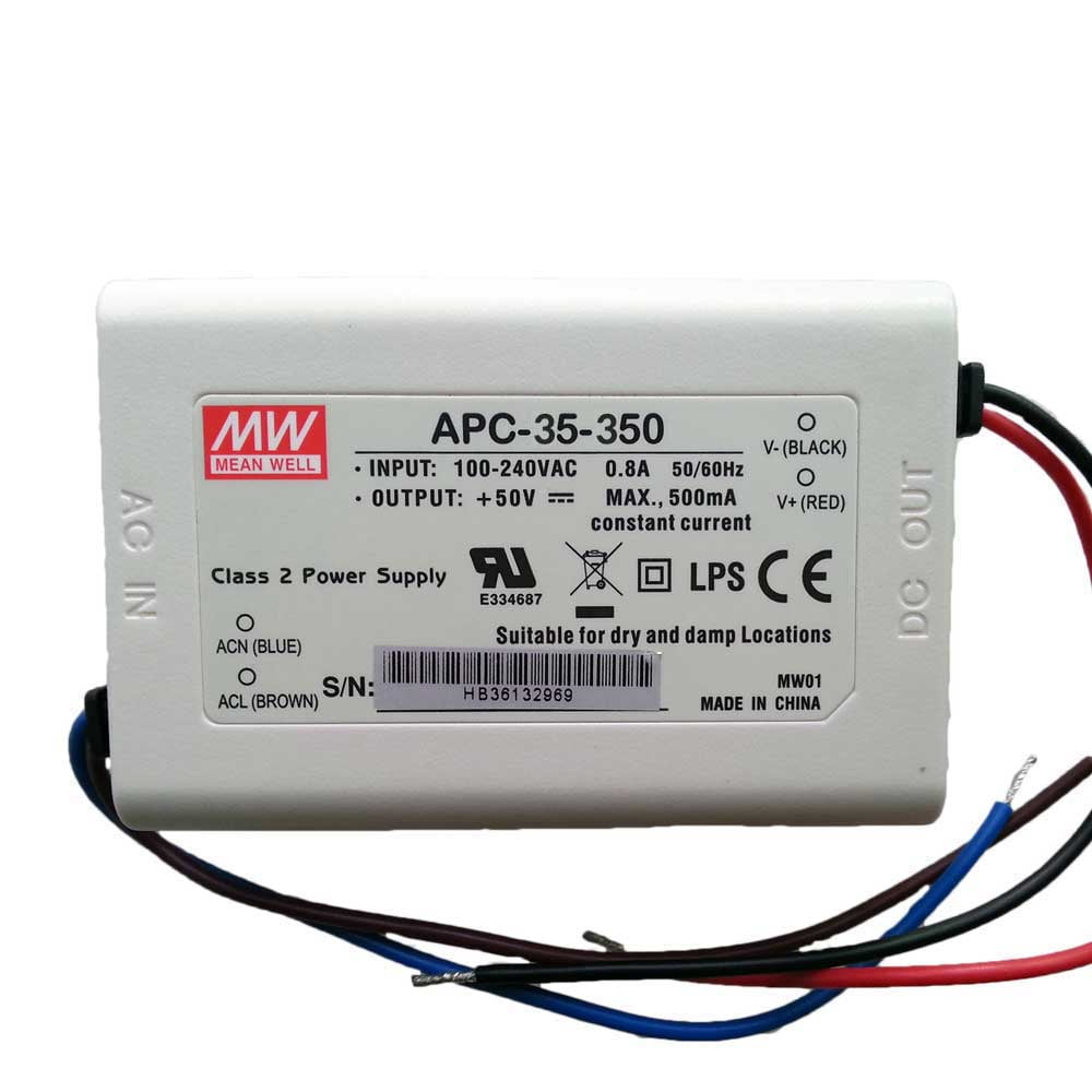 MEAN WELL Constant Current Mode Switching LED Driver Power Supply ...
