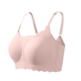 Bxsruta Wirefree Seamless T-Shirt Bra Adjustable Thin Spaghetti Straps ...
