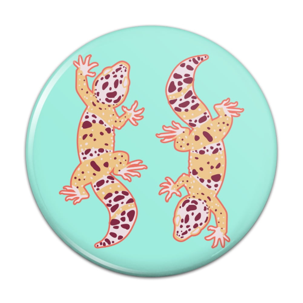 Leopard Gecko Pinback Button Pin - Walmart.com